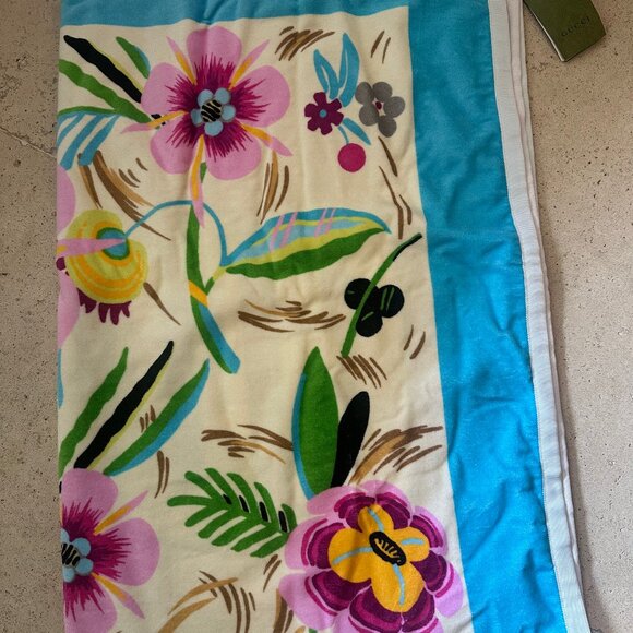 Gucci | Other | Gucci Hawaii Floral Beach Towel | Poshmark